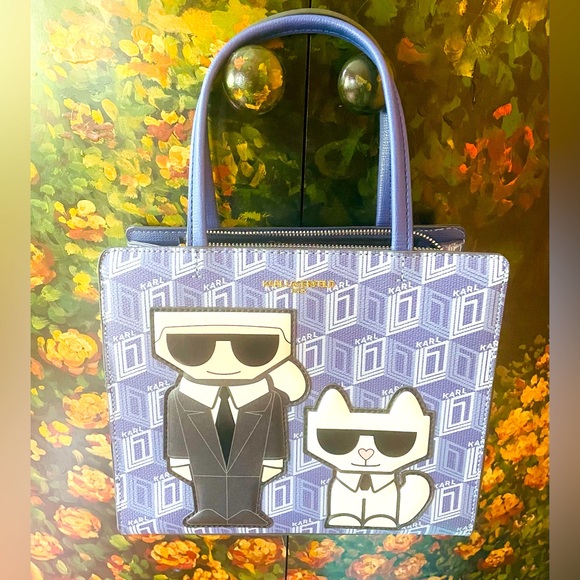 Karl Lagerfeld | Bags | Karl Lagerfeld Maybelle Logo Karl Cat Top ...